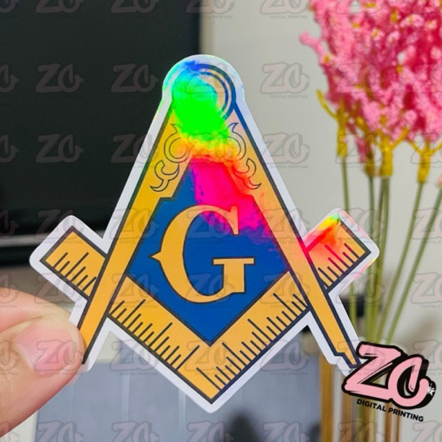 FreeMason Mason Logo Sticker Machine cut | Shopee Philippines