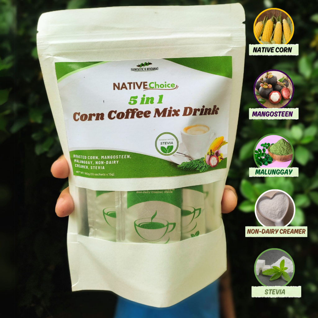 Native Choice 5-in-1 Corn Coffee Mix Drink – 10 Sachets per Pouch ...