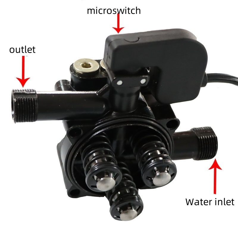 220V Car Washing Machine Booster Pump Head Assembly Electric High ...