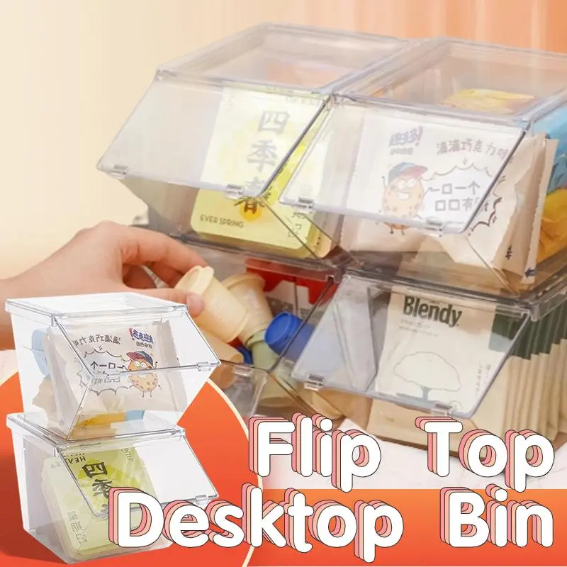 Home Hair Accessory Candy Storage Box Stackable Organizer Container for ...