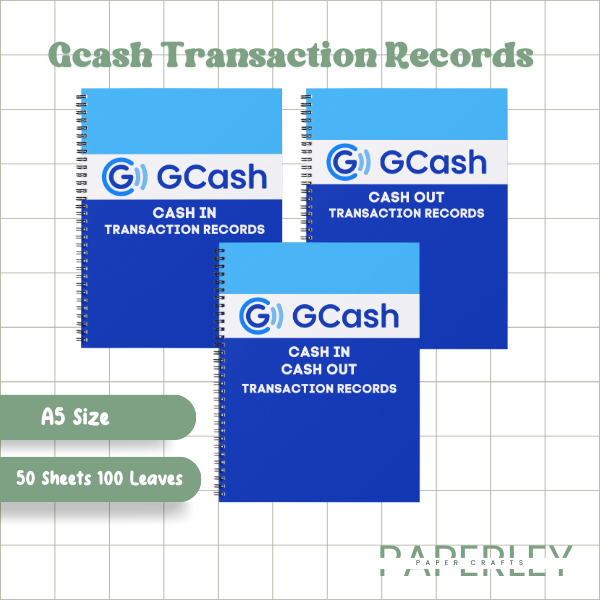Gcash transaction record book 100pages | Shopee Philippines