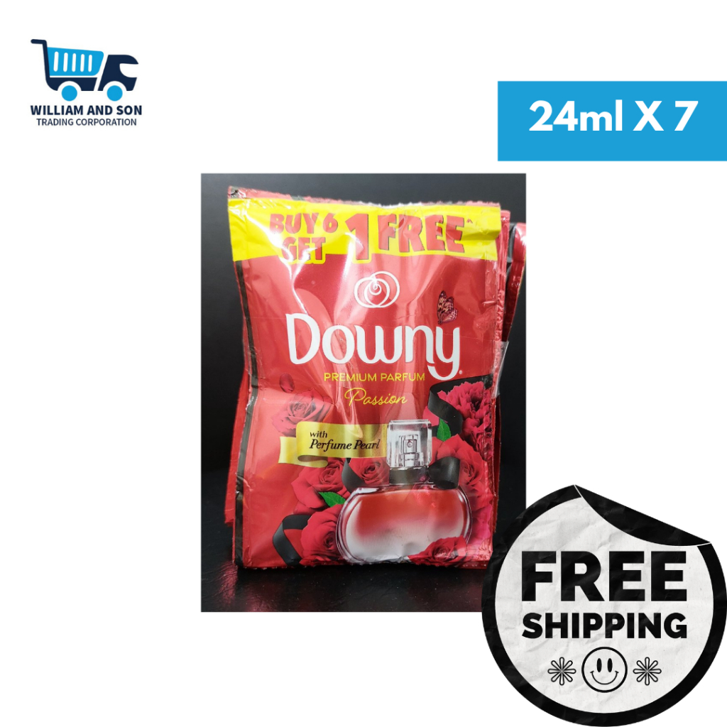 Downy Fabcon Passion 24ml 6+1pcs | Shopee Philippines
