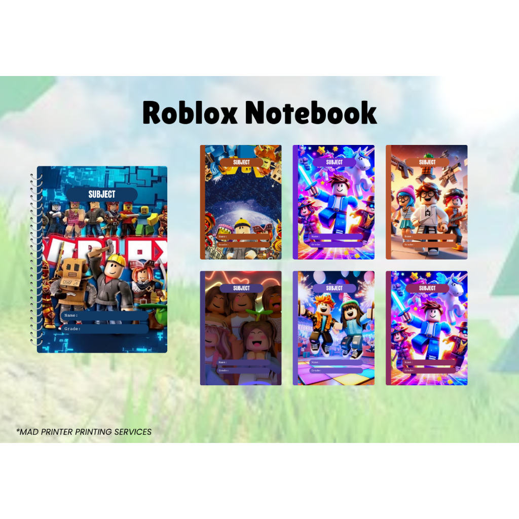 Roblox Notebook , Writing, Composition & Spring Notebook , Office ...