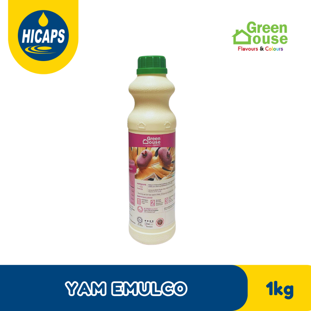 Hicaps Green House Yam (Ube) Emulco 1Kg (Flavor And Color) | Shopee ...