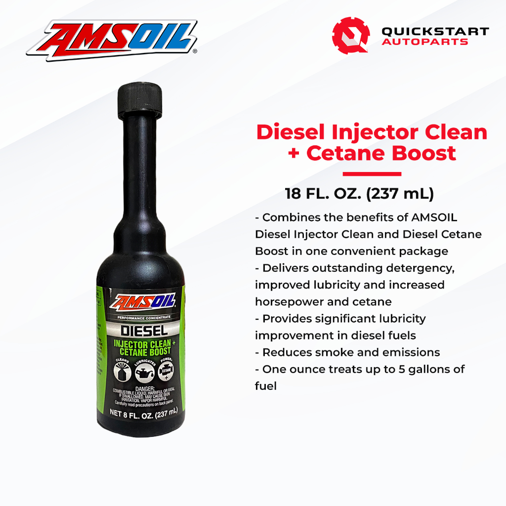 AMSOIL Diesel Injector Clean + Cetane Boost | Shopee Philippines