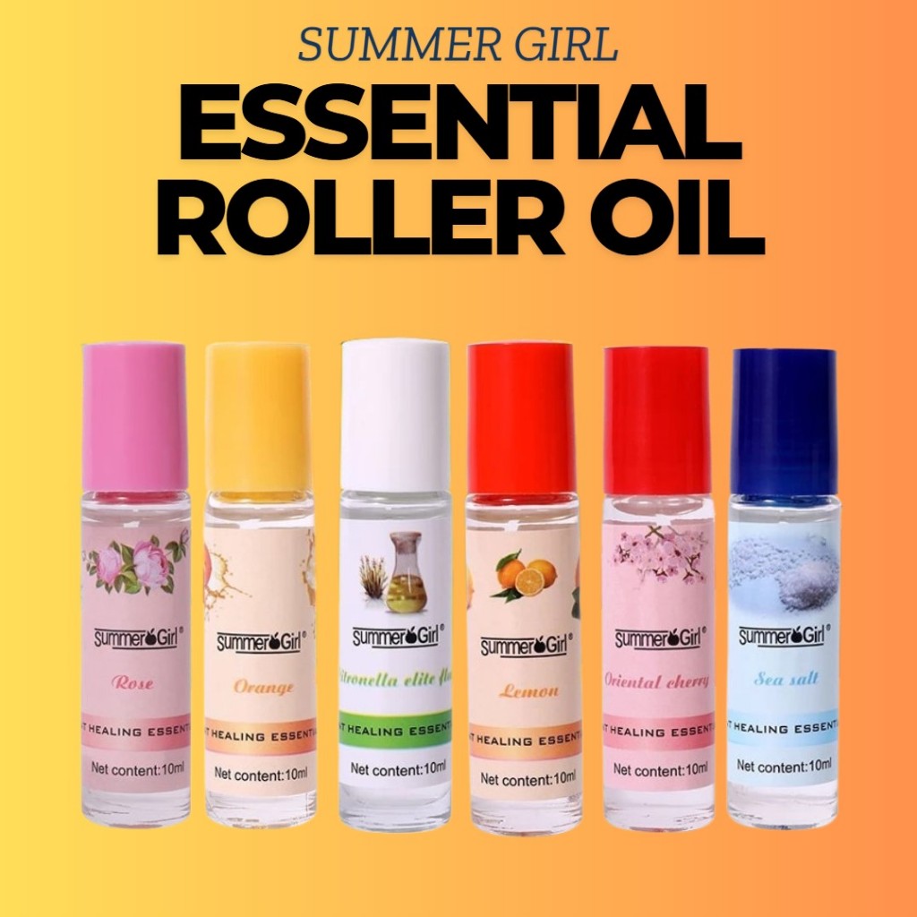 Summer Girl essential oil roll-on value pack,whole body spa Essential ...