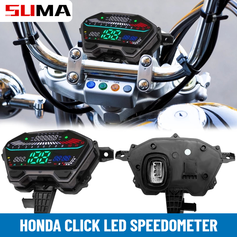 New LED Full Digital Speedometer LED Digital Tachometer for Honda Honda ...