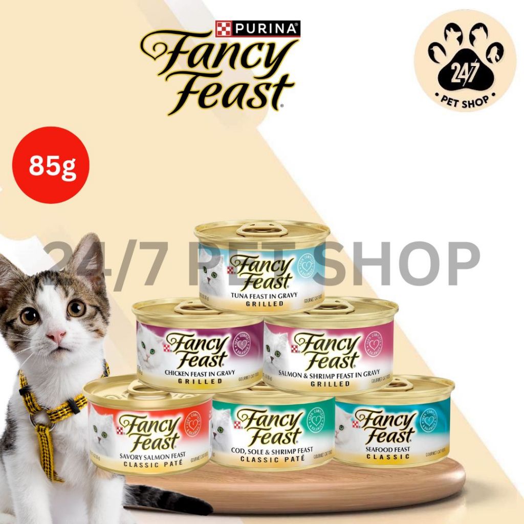 85g Fancy Feast Cat Can Adult Kitten All Stages | Shopee Philippines
