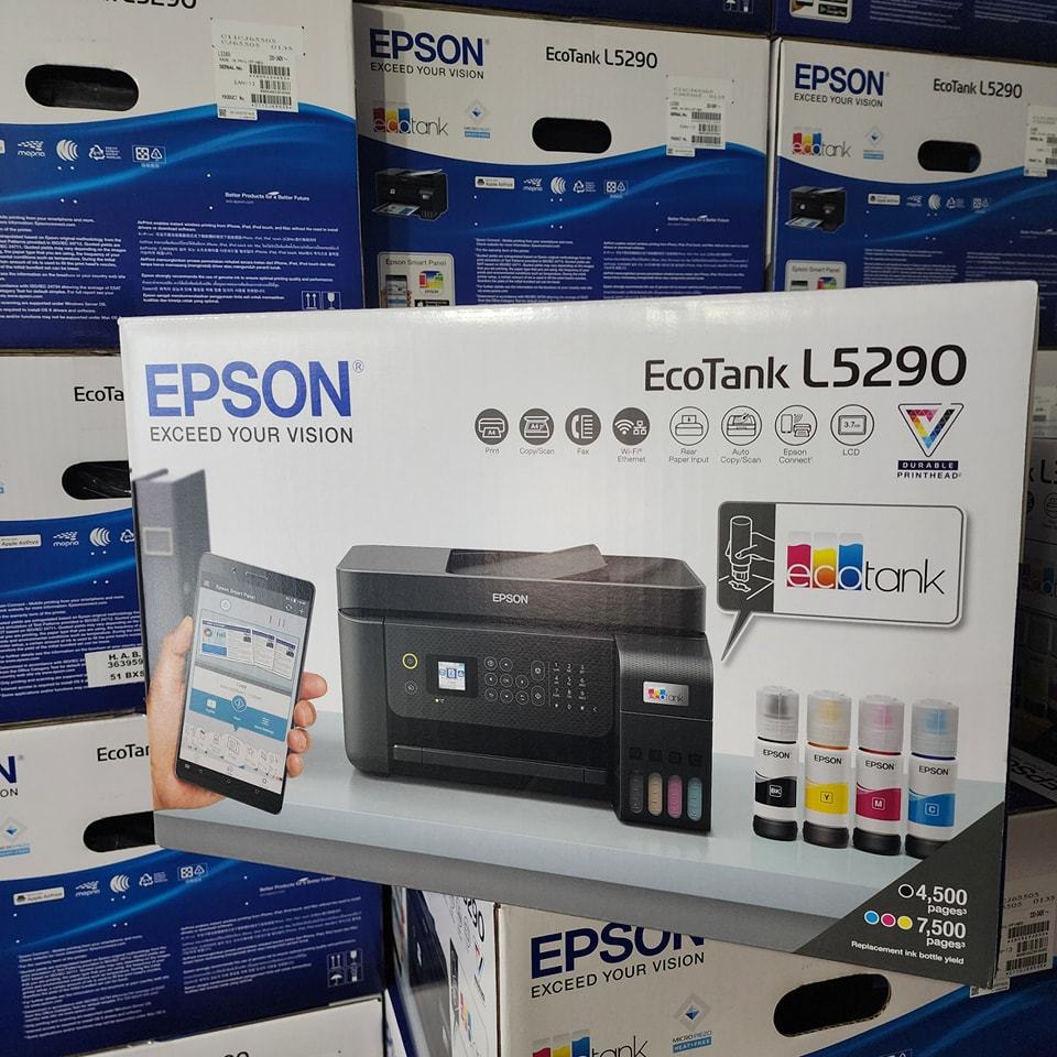 Epson EcoTank L5290 Wi-Fi All-in-One Ink Tank Printer with ADF (Print ...