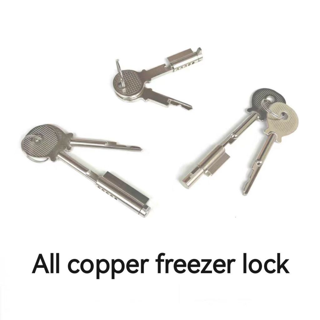 Glass freezer lock Double door refrigerator lock Ice Cream freezer lock ...