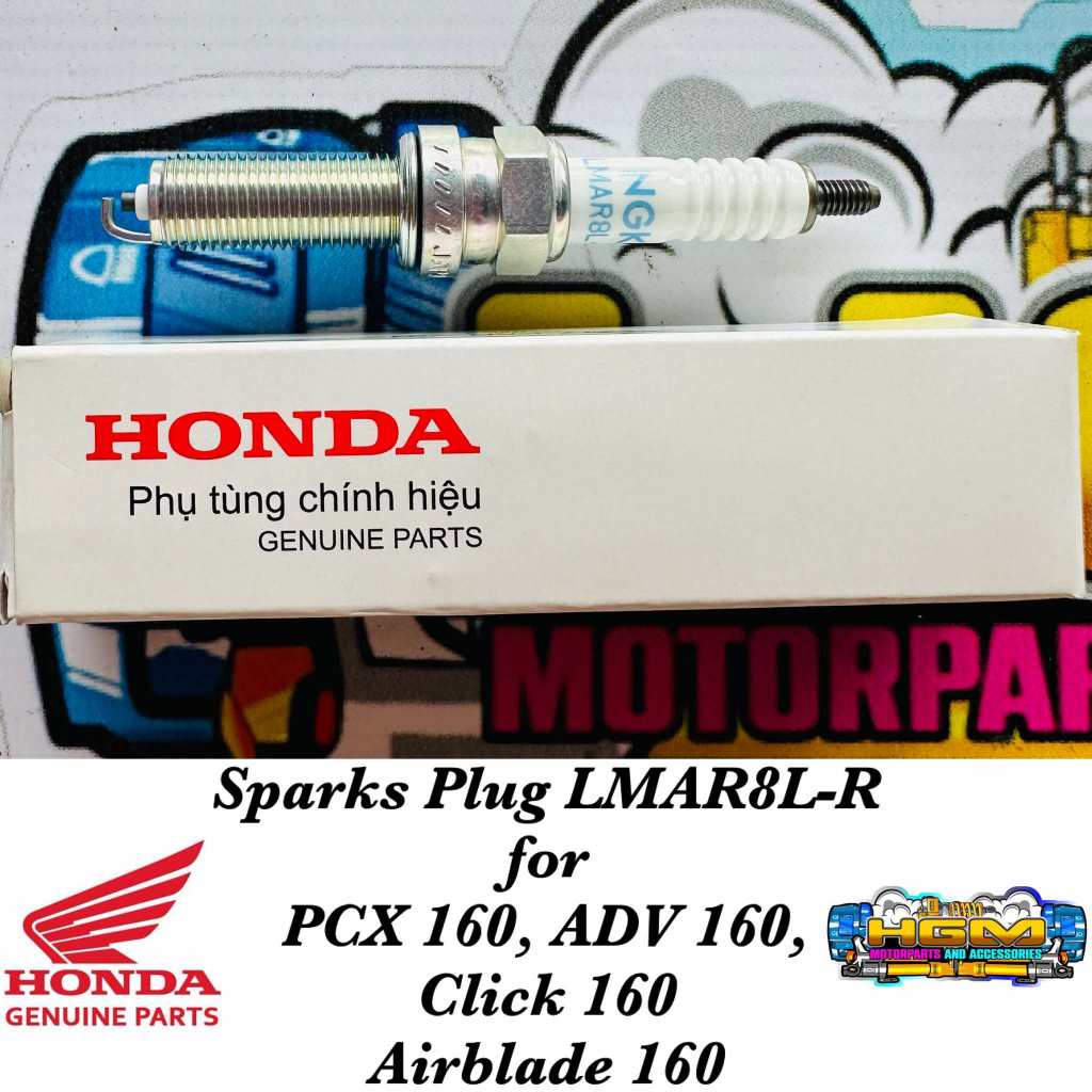 SPARK PLUG (LMAR8L-9) (NGK) FOR PCX 160 | ADV 160 | AIRBLADE 160 ...