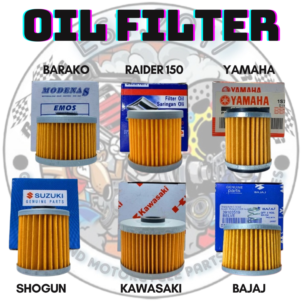Oil Filter for Motorcycles - Engine Element for Suzuki, Yamaha ...
