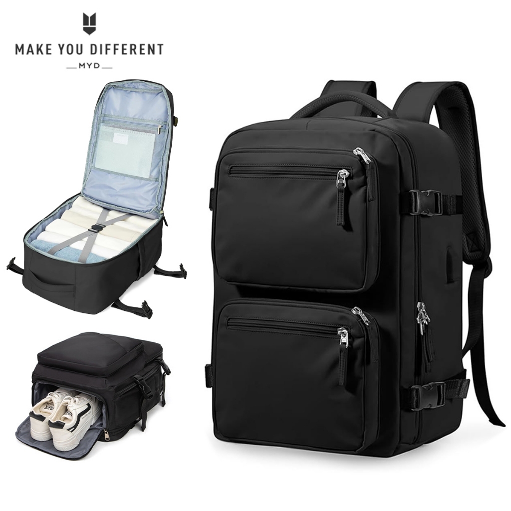 MYD Large capacity Travel Backpack Women Waterproof School Bag 16 inch ...