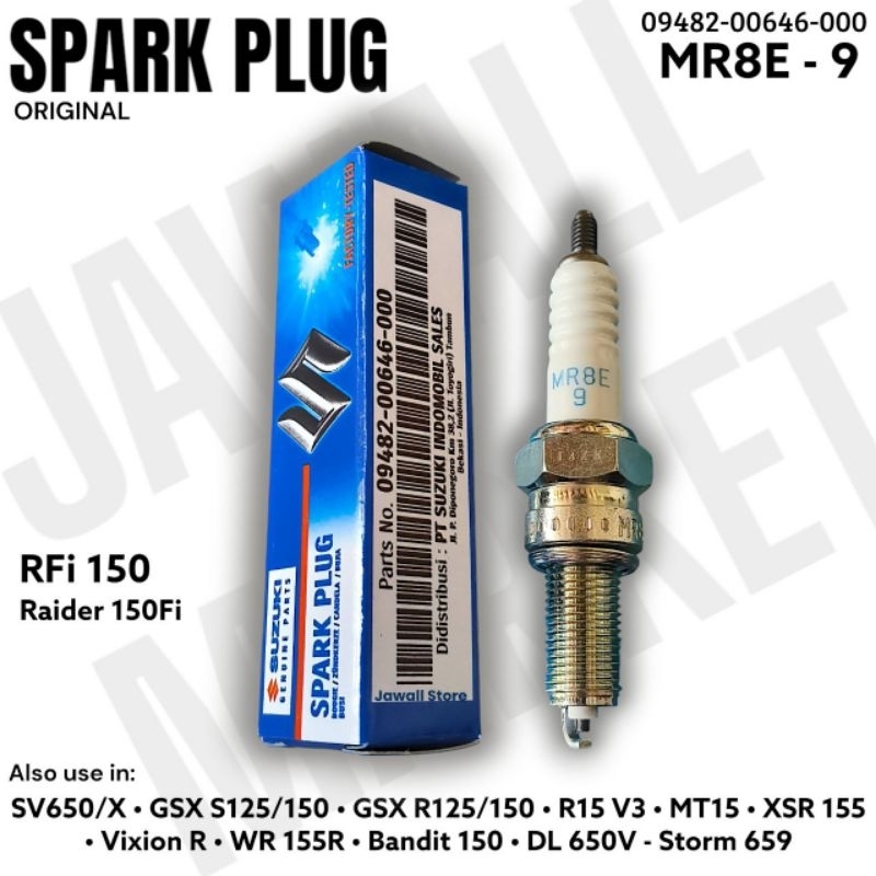 Sparkplug Raider 150i, GSX, R15, MT15, WR 155R Suzuki Genuine Part ...