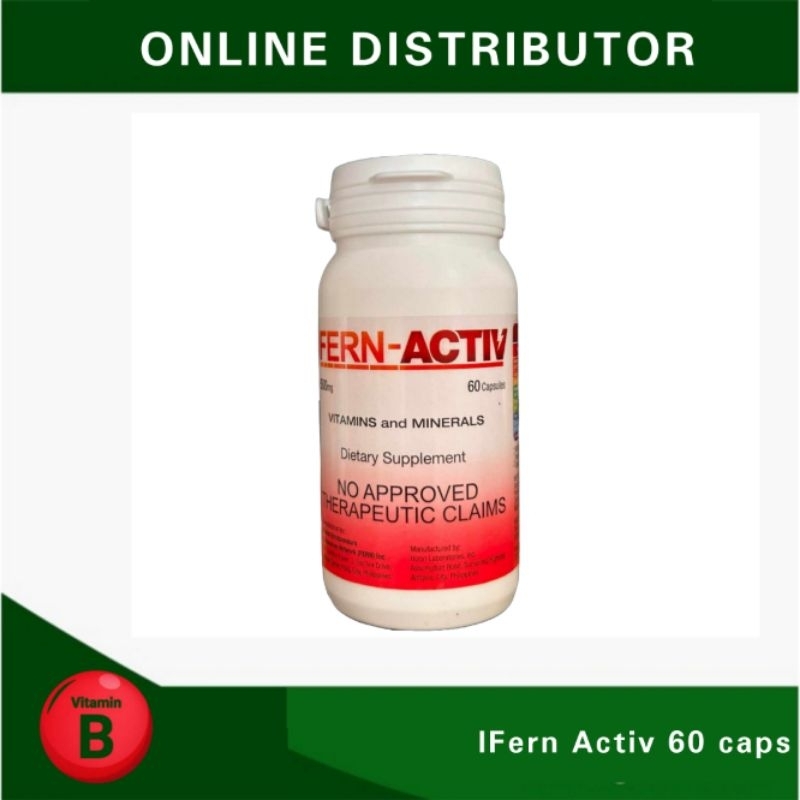 Fern Active Multi-Vitamin B Complex 60 capsules | Shopee Philippines