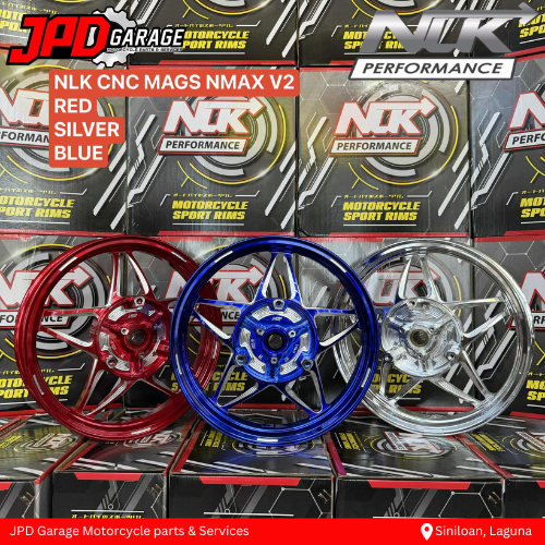 NLK CNC Indonesian mags FG55 - Nmax v2 (Red/Silver/Blue) | Shopee ...