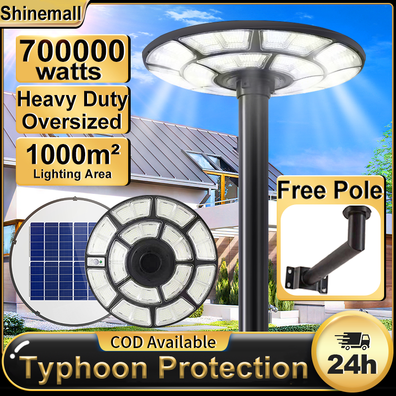 UFO solar street light outdoor waterproof 500000W solar light IP67 solar lamp UFO LED with ...
