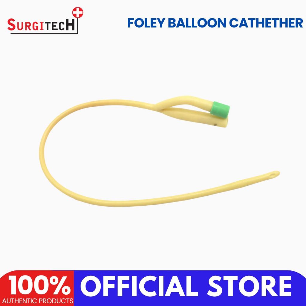 Surgitech Latex Foley Balloon Catheter Silicone Coated Balloon Catheter ...