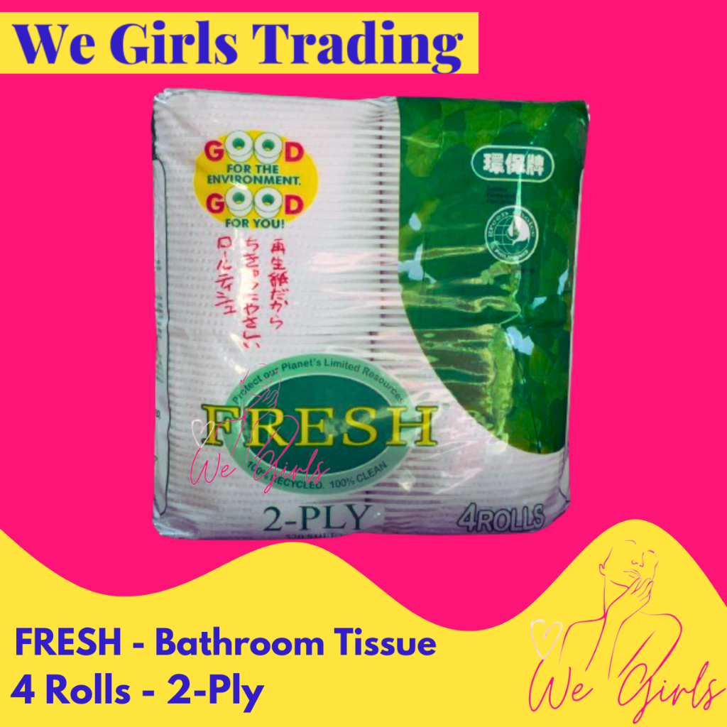 Fresh Bathroom Tissue 4 Rolls 2 Ply | Shopee Philippines