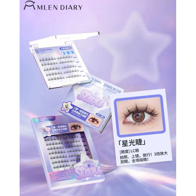 Mlen Diary DIY false eyelashes (No tools) | Shopee Philippines