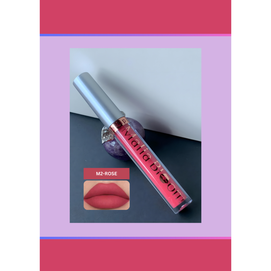 Malia Bloom Matte Lip Tint M2 Rose 2.5g + Freebies | Shopee Philippines