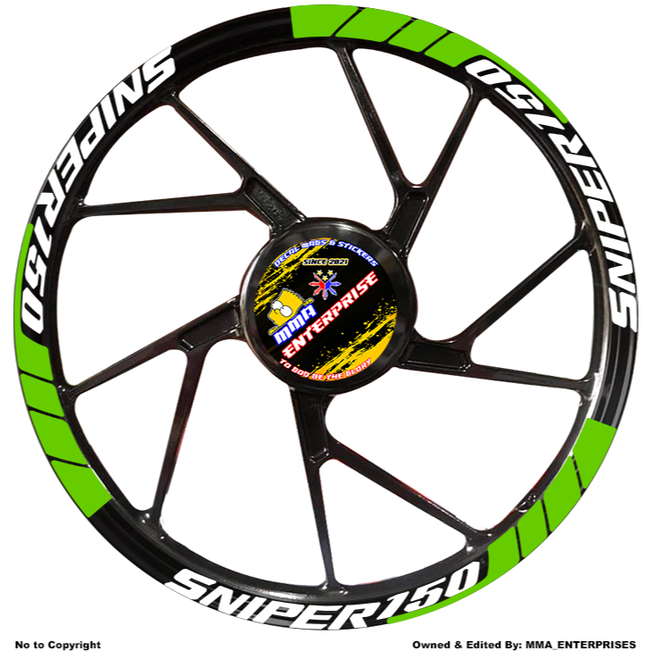 Yamaha Sniper 150 Line Style Decal Mag Sticker Good for 2 Mags | Shopee ...