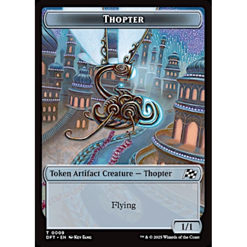 Thopter // Treasure (double-face token) - DFT - Common - MTG Cards ...