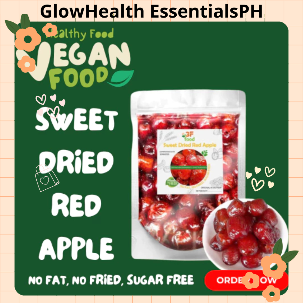 (READY STOCK) SWEET DRIED RED APPLE 3F Food 100G/250G/500G/1KG Soft ...