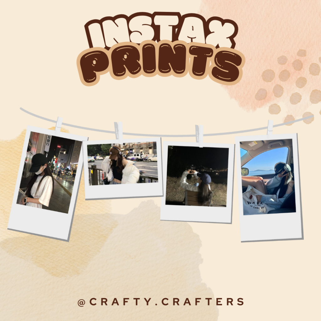 Instax Mini, Square, Wide Inspired Photos [Crafty Crafters] | Shopee ...