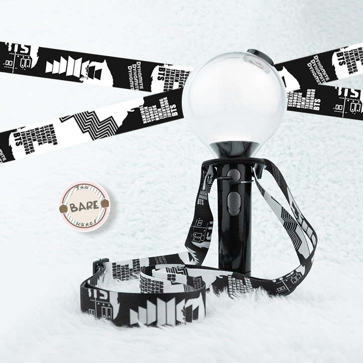 BTS [BLACK] Light Stick Strap for MOTS Army Bomb [NO LIGHTSTICK] by ...