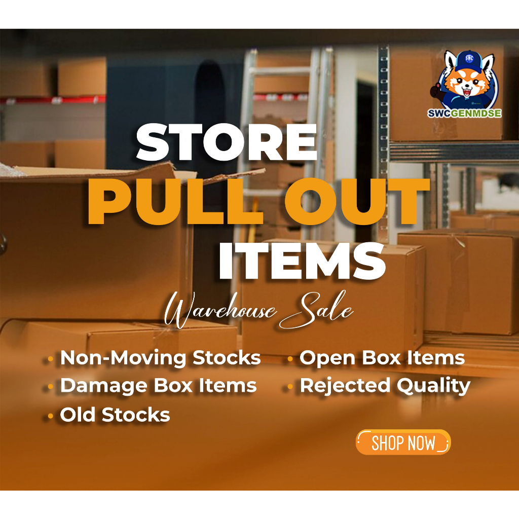 Store Pull Out Items Warehouse Sale: Up To 50% Discount On All Items ...
