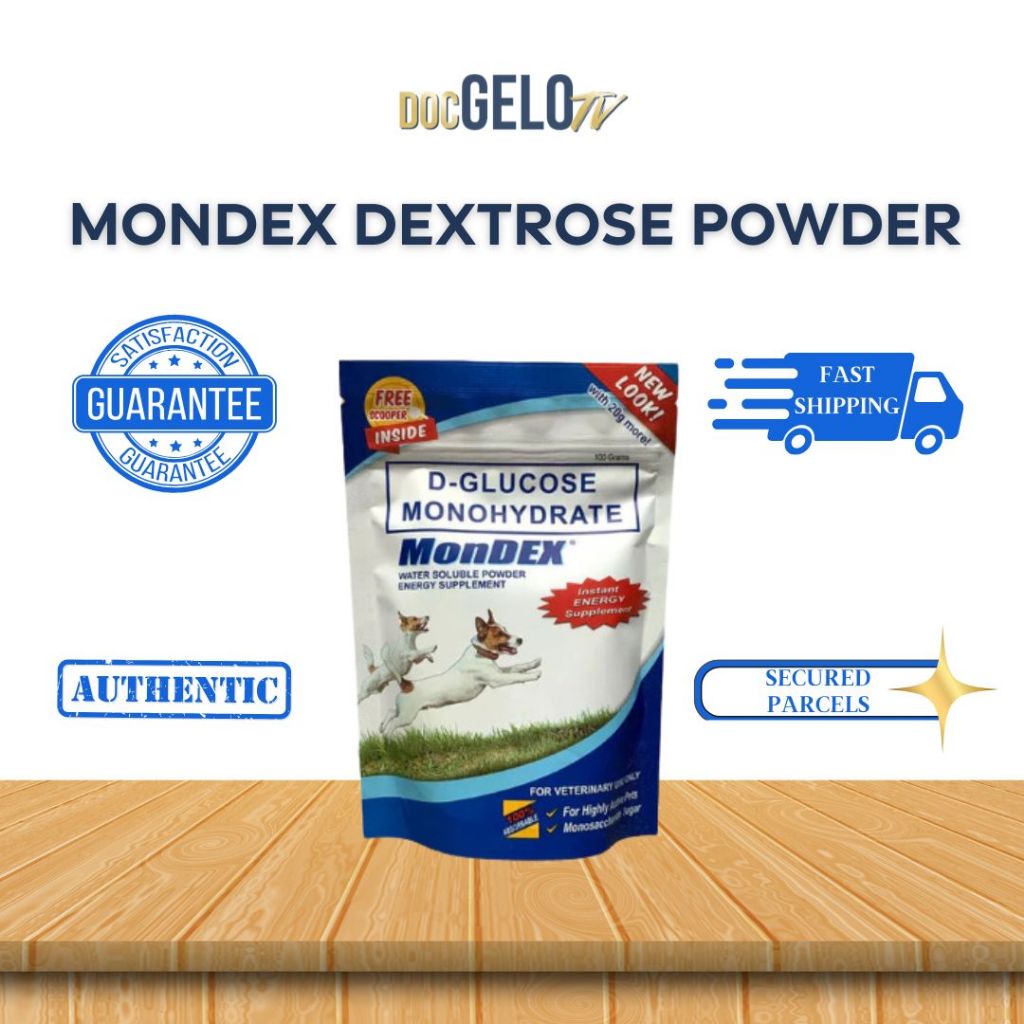 MONDEX D-GLUCOSE MONOHYDRATE POWDER PET ENERGY SUPPLEMENT | Shopee ...