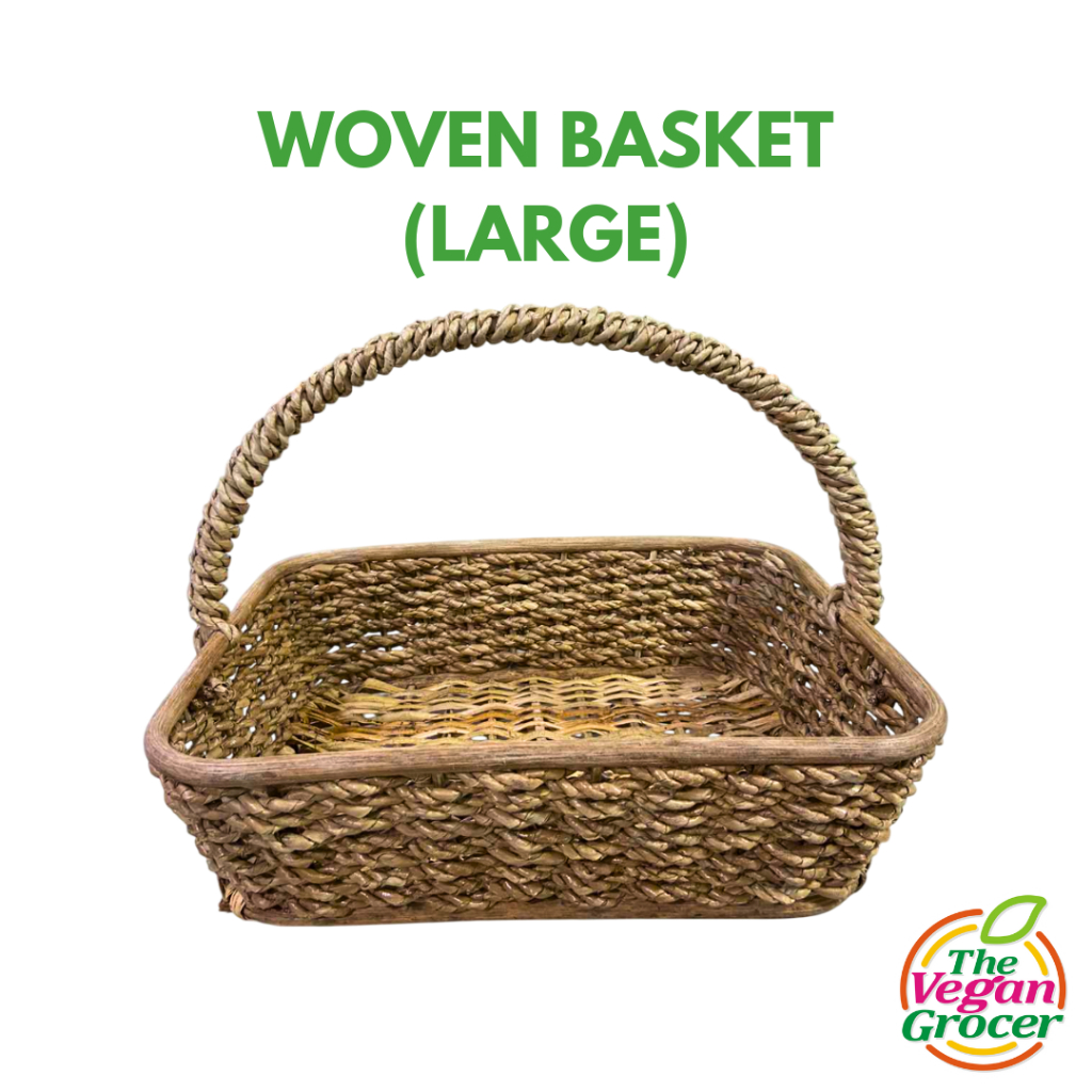 Rectangular Woven Basket with Handle (large) | Shopee Philippines