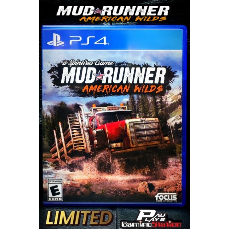 MudRunner American Wilds: A Spintires Edition【Very Rare】Focus【R1/ALL】US Region for PS4 & PS5 ...