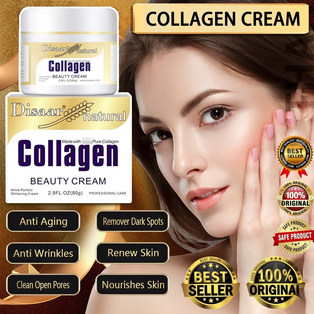 DISAAR Collagen Whitening Moisturizer Cream Face Whitening Cream Reduce ...