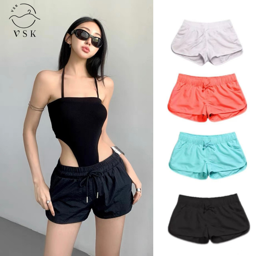 ACHS Women's Summer Beach Shorts Sport Quick Drying Running Shorts ...