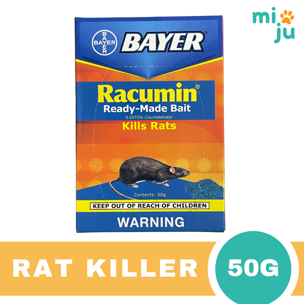 Racumin 50g Kills Rat/Mouse/Daga- Ready Made Bait | Shopee Philippines