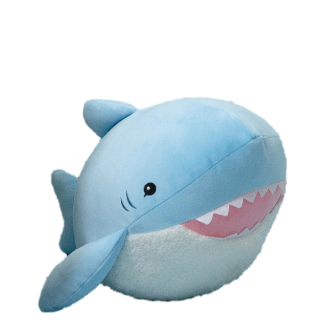 Miniso Shark Plush Toy Stuffed Toy Soft Cushioned and Fluffy Shark Hand ...