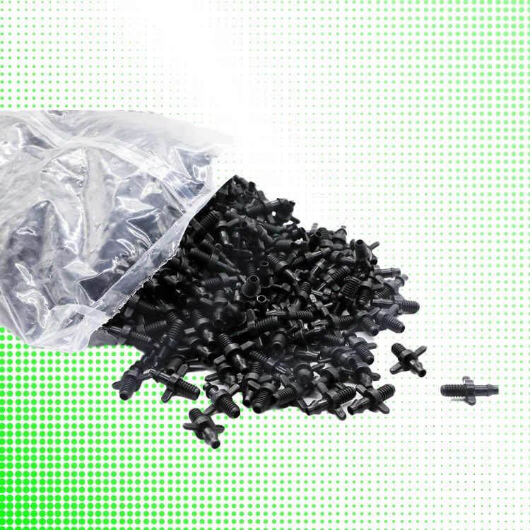 100 PCS / 50Pcs - 4/7 mm Threaded connector barbed joint drip ...