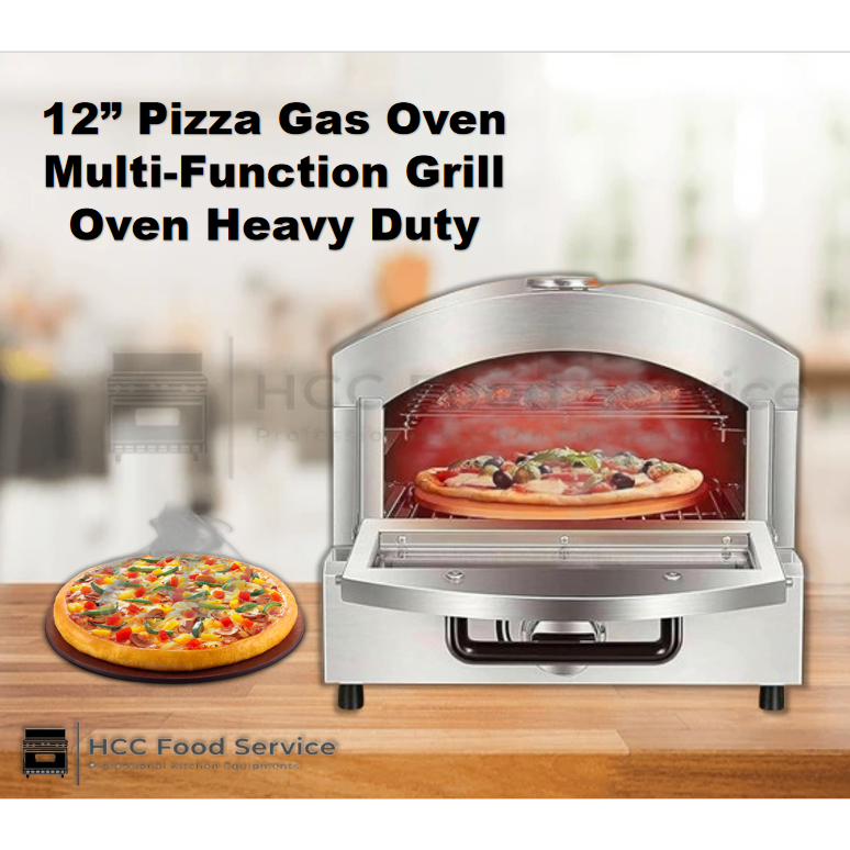 Pizza Oven Gas Griller with Flue Gas Outlet Pizza Oven up to 12 ...