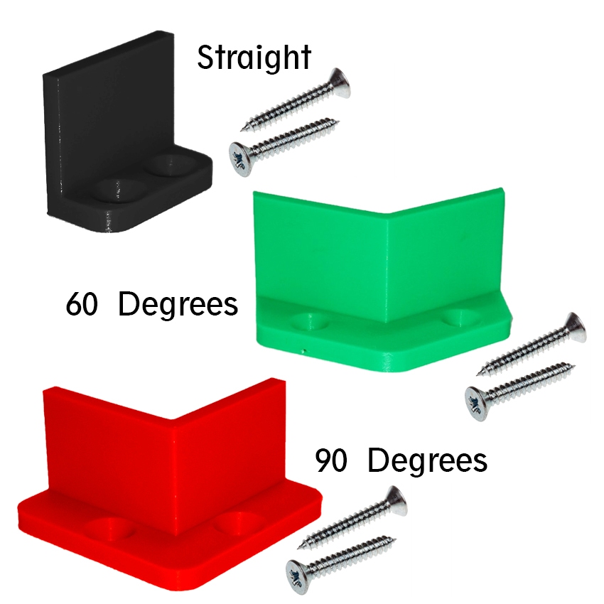90 & 60 Degree Angle 3D Printed Sidewall Guide Set For Sintra Acrylic ...