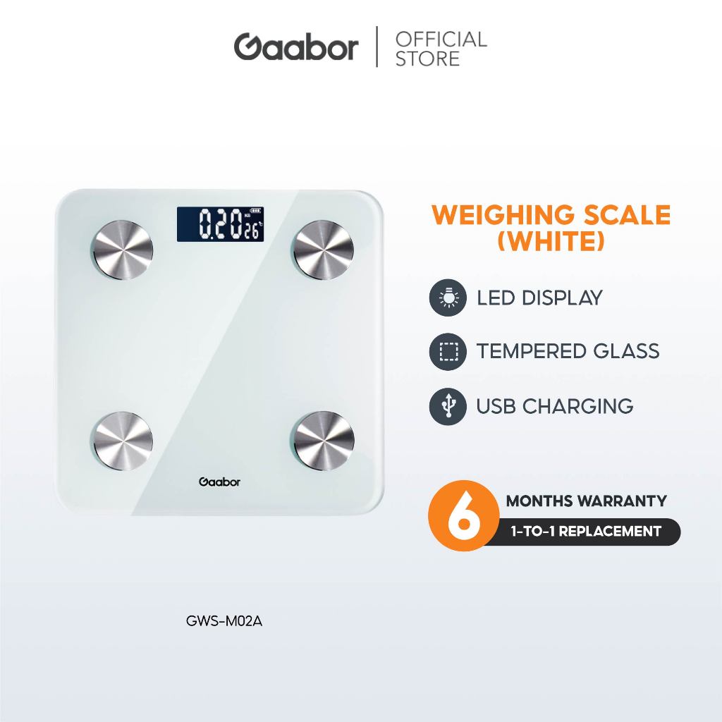 Gaabor Digital Electronic Weight Scale for Body with Large LED HD ...