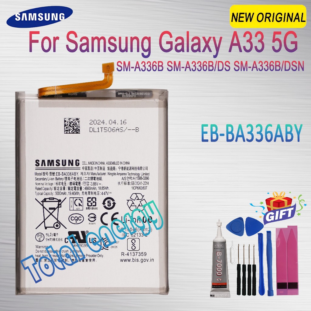 EB-BA336ABY 5000mAh Battery For Samsung Galaxy A33 5G SM-A336B SM-A336B ...