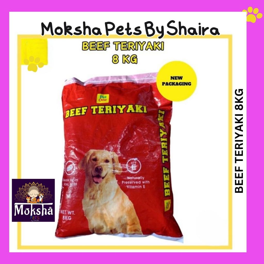 Beef Teriyaki Dog food 8kg | Shopee Philippines