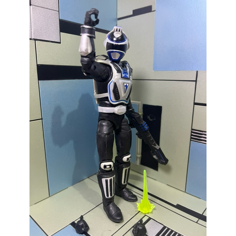 (HARD TO FIND)(no box) HASBRO POWER RANGER SPD A-SQUAD BLUE RANGER FROM ...