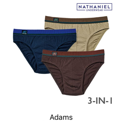 Nathaniel Brief 35% Cotton 3-IN-1 PACK | Shopee Philippines