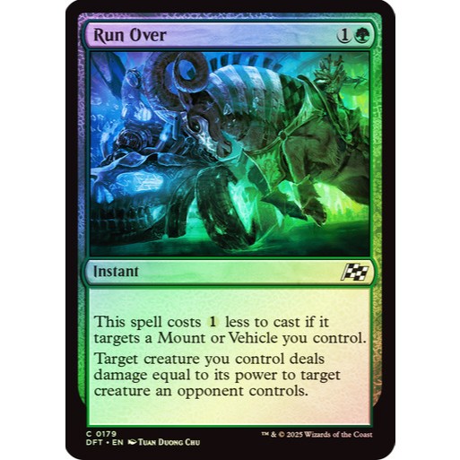 Run Over - DFT - Common - MTG Cards (WOTC) | Shopee Philippines