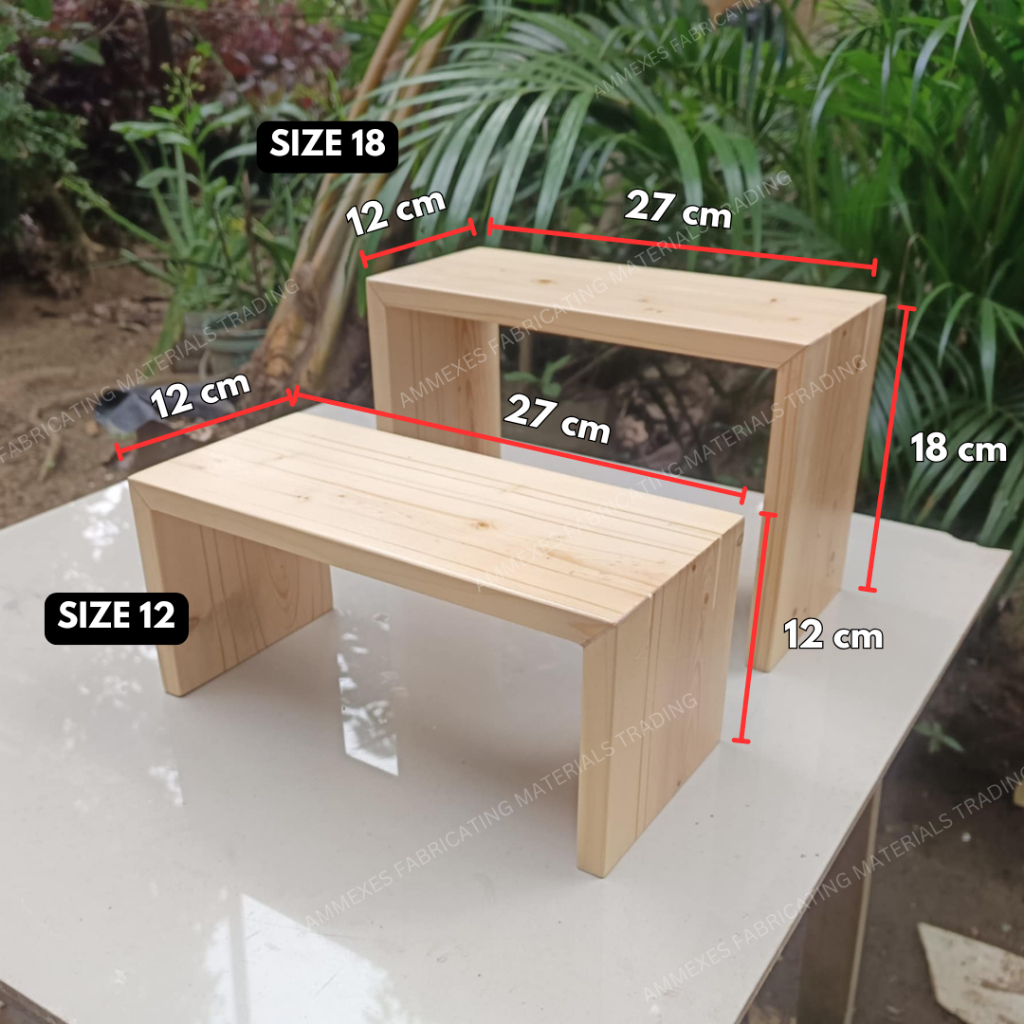 Wooden Riser Display Stand Ladder Riser | Shopee Philippines