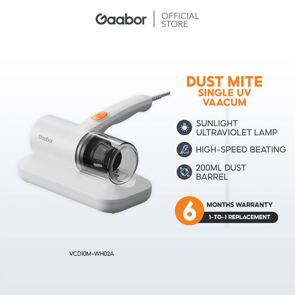 Gaabor Handheld Dust Mite Vacuum Cleaner For Home Mattress Cleaning ...