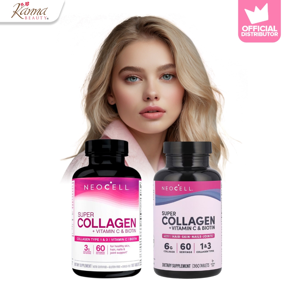 NeoCell Super Collagen (Types 1 & 3) + Vitamin C with BIOTIN 180/360 ...